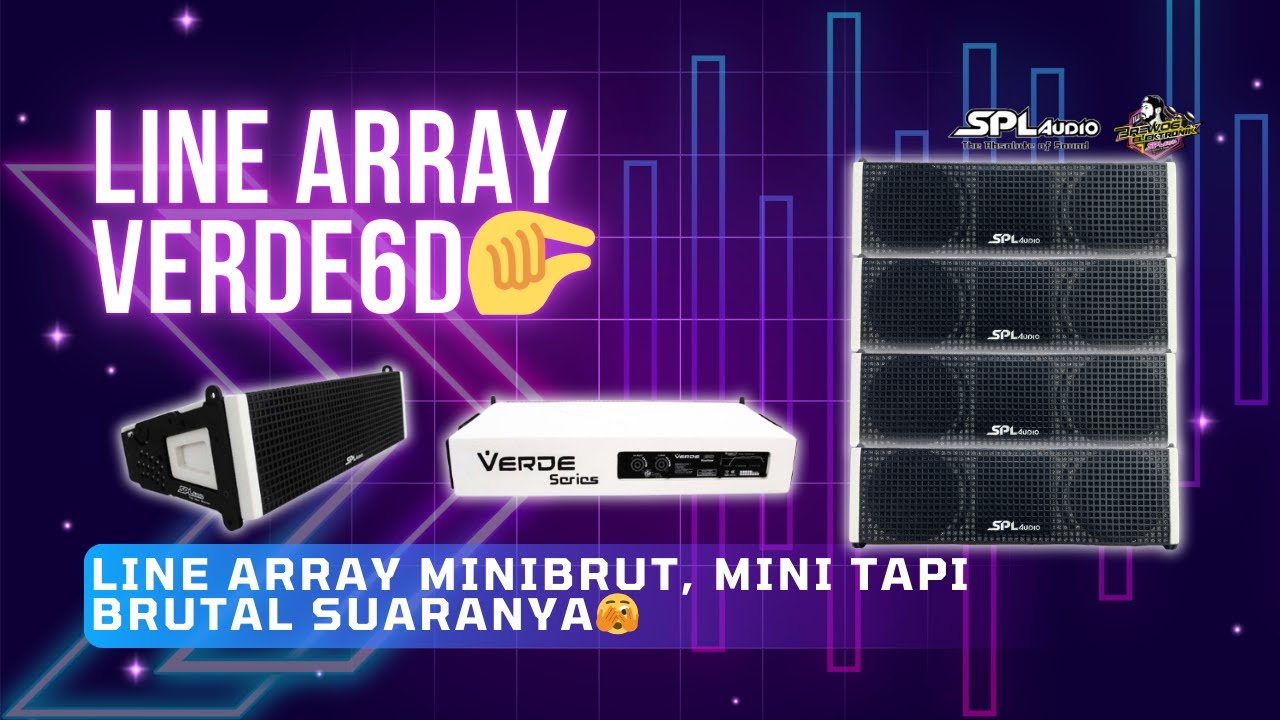 LINE ARRAY TERKECIL DARI SPL AUDIO‼️MINI TAPI BRUTAL SUARANYA😱SI KECIL ...