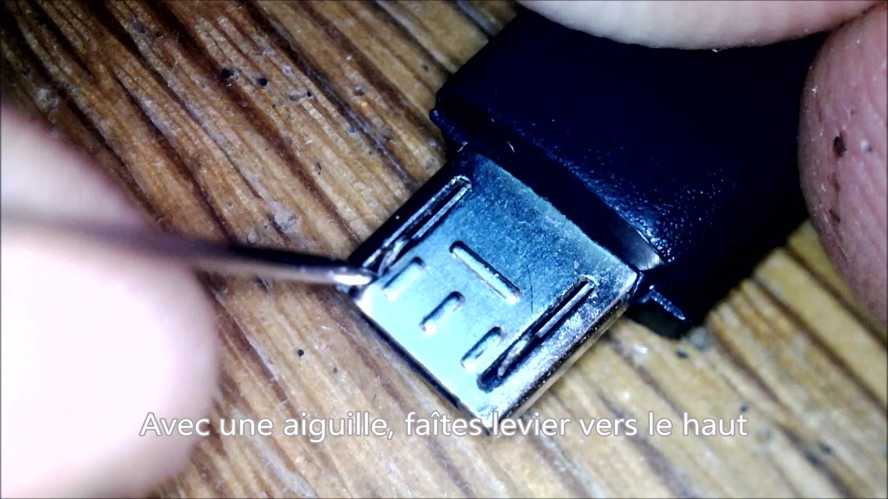 Réparer un câble Micro-Usb - YouTube