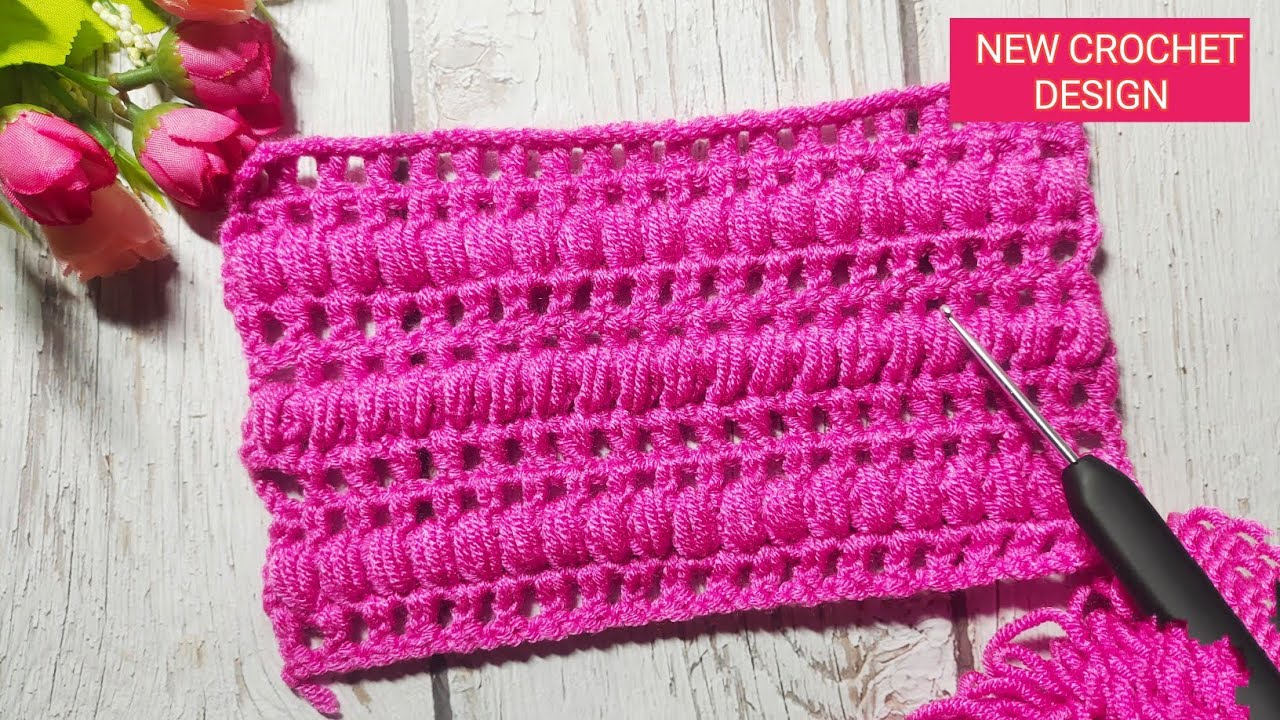 Easy Crochet Design for beginners /New Crochet Design🧶 - YouTube