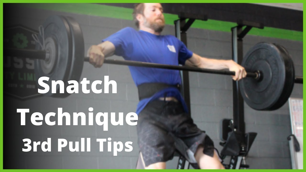 Snatch Tips: 3rd Pull - Pulling to and Under the Bar - MovementLink Technique - YouTube