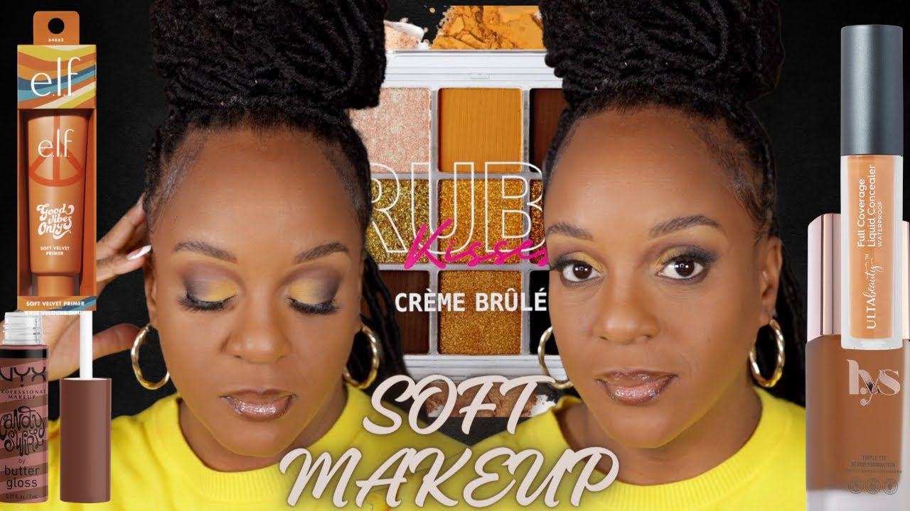 SOFT MATTE YELLOW EYE LOOK SHOPPING MY STASH AGAIN - YouTube