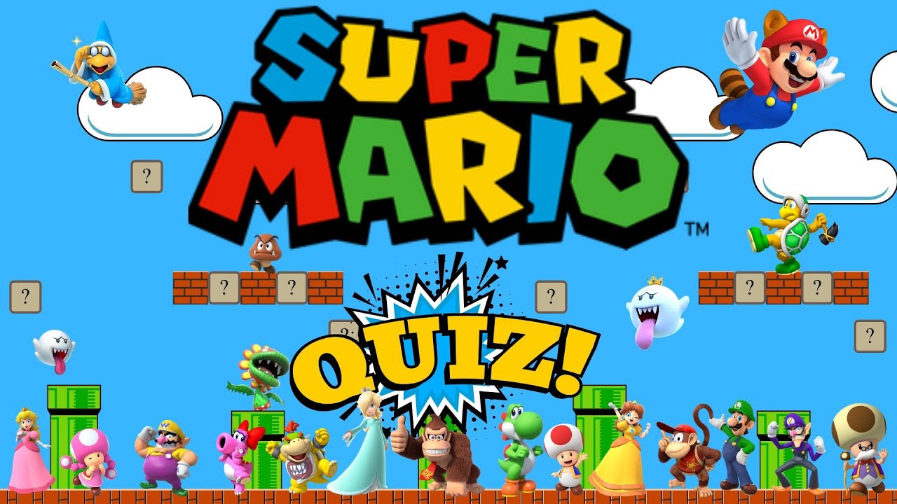 Super Mario Bros Pop Quiz . Can You Guess 20 Characters From Mario ...
