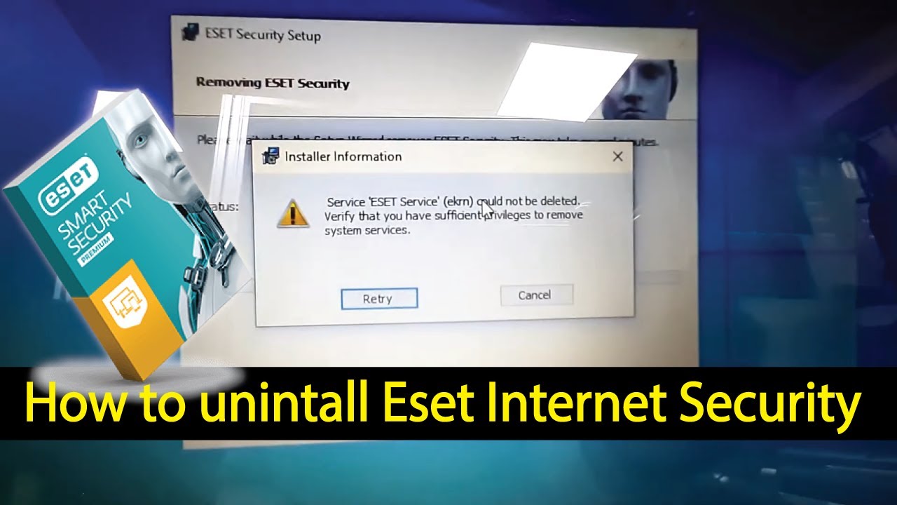 How to Unistall Eset Internet Security 2025 | Windwos 10 & 11| Eset not uninstalling - YouTube
