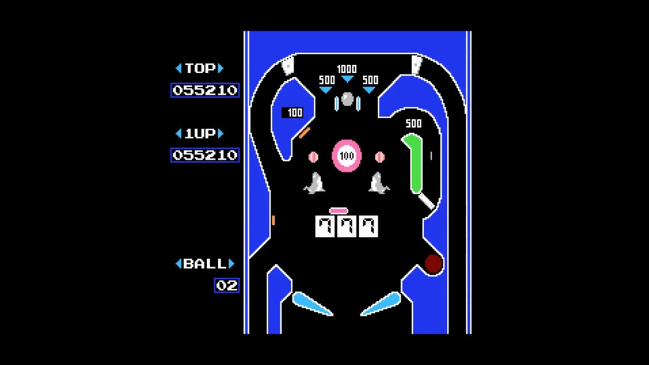 Super 42 in 1 - NES (Pinball A mode Gameplay HD) - YouTube