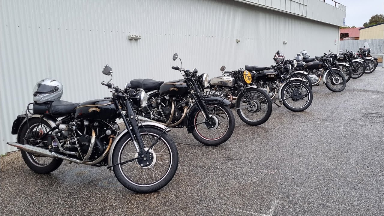 Australian National Vincent Rally 2022 Day 2 - Ride to Strathalbyn ...