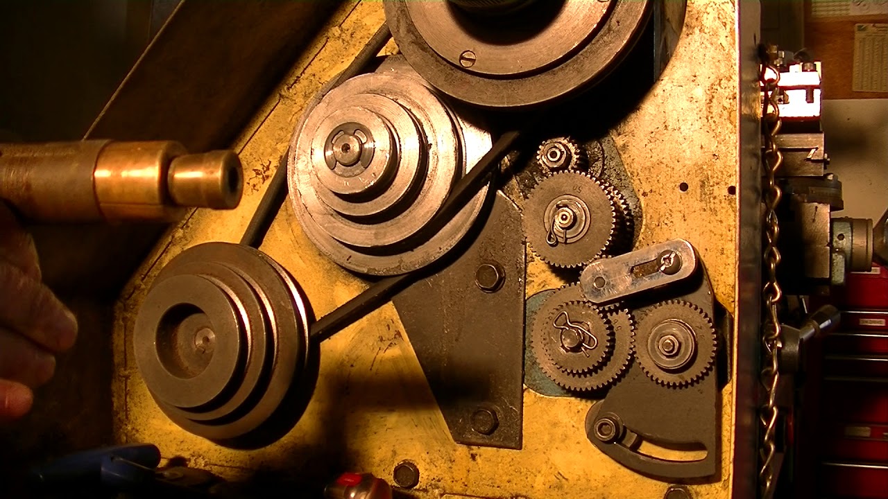 lathe left hand thread modification - YouTube