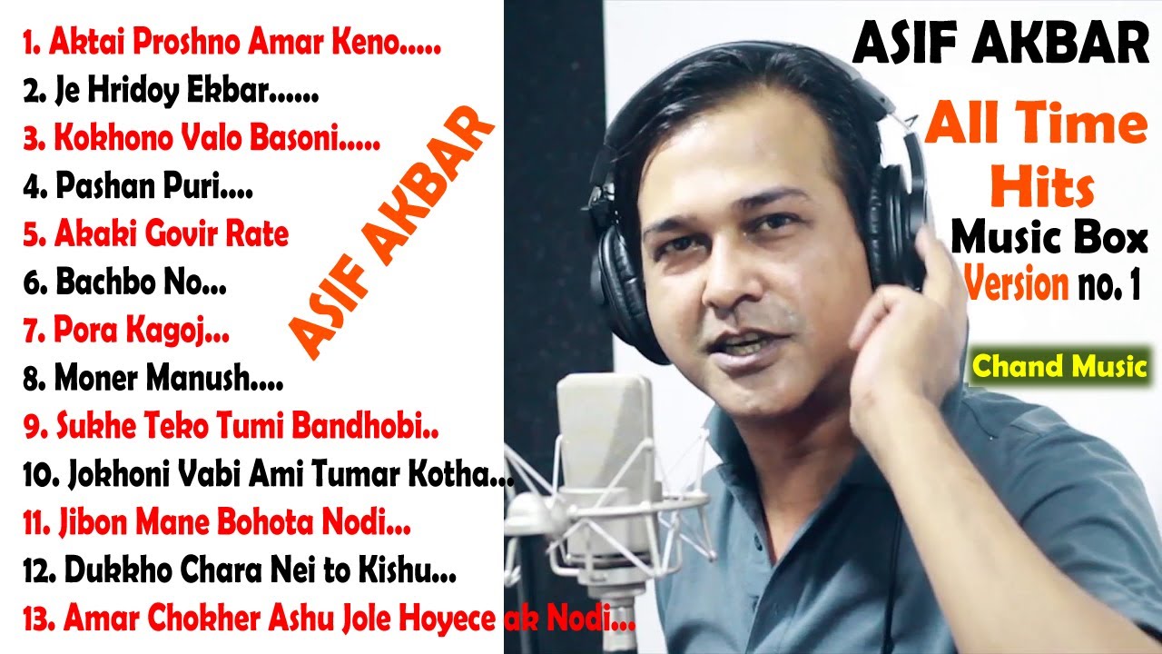 Asif Akbar_ All Time Hits Music Box Version No.1_CHAND Music - YouTube