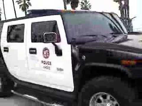 Great New LAPD Police Hummer Car at Venice Beach California MARCH 19 ...