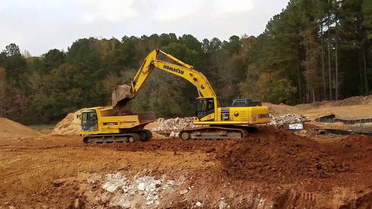 Small Dam Construction Compiliation - YouTube