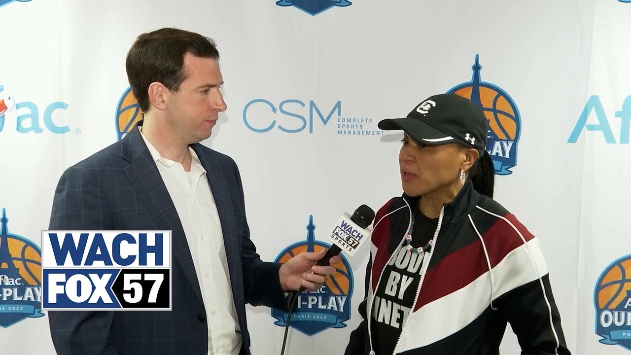 One-on-one interview with Dawn Staley after historic win in Paris - YouTube