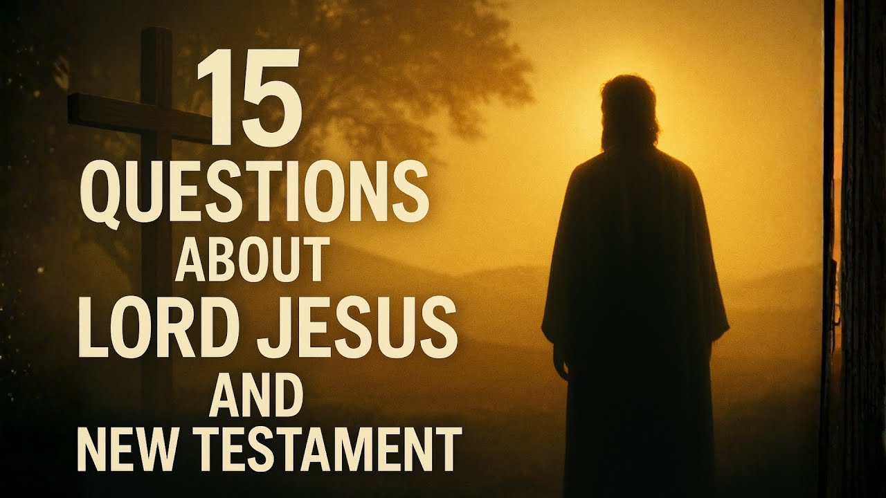 15 Bible Questions About Jesus Christ – Can You Score 15/15? - YouTube