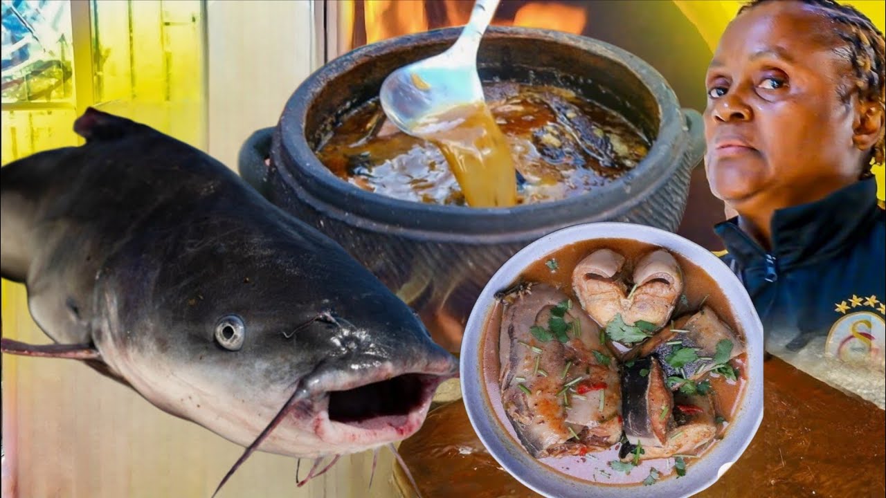African Recipe: She Roasts Large Freshwater Fish Just Like Her ...