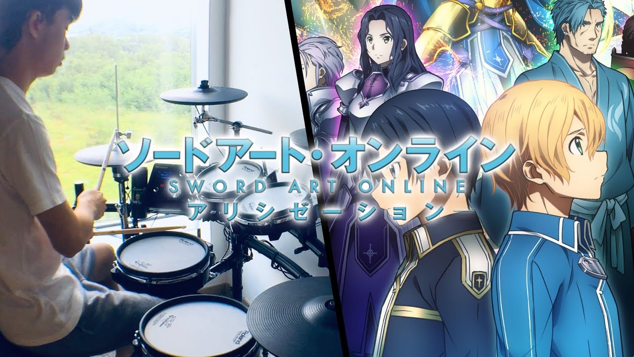 Sword Art Online: Alicization OP2 FULL - ASCA【RESISTER】- Drum Cover/を叩い ...