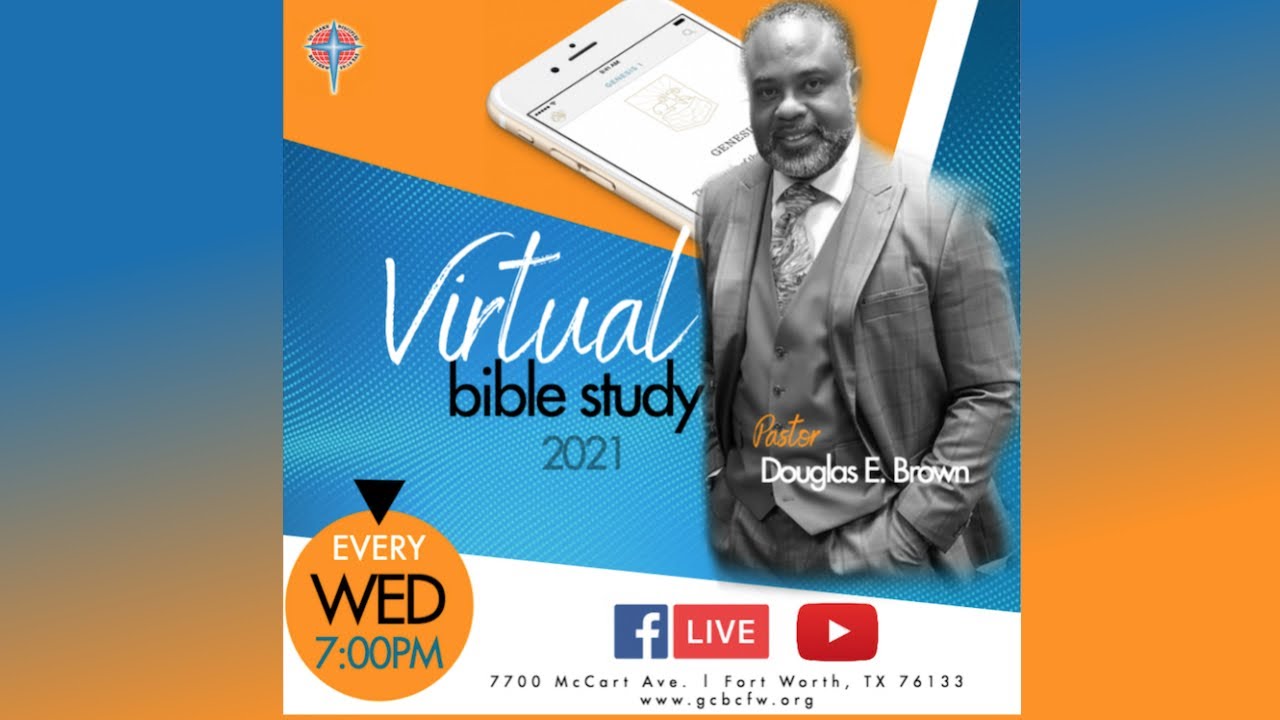 Join Us For Virtual Bible Study September 15, 2021 at 7pm - YouTube