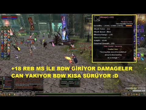 MrJeactioN | +18 Reb Mirage Sword İle 80 Bdw' sine Giriyor 2 - 3 K Arası Damageler | Knight Online