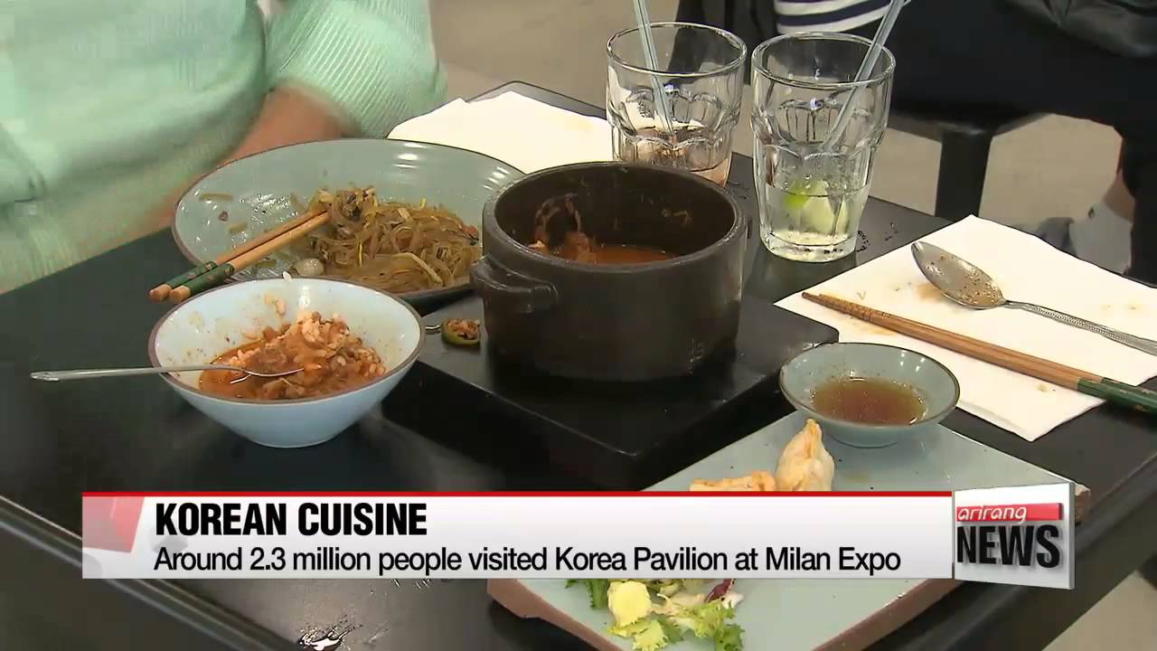 Korea′s signature dishes hit the spot at Milan Expo 밀라노 엑스포를 빛낸 ′한국의 食 ...