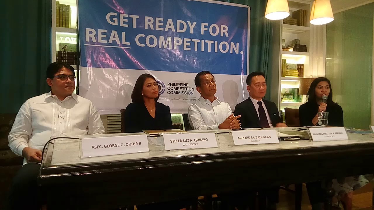 Philippine Competition Commission Presscon Part 6 - YouTube
