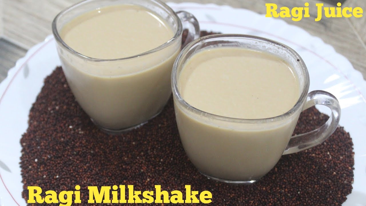 Ragi Milkshake | Ragi juice | healthy juice recipe | - YouTube