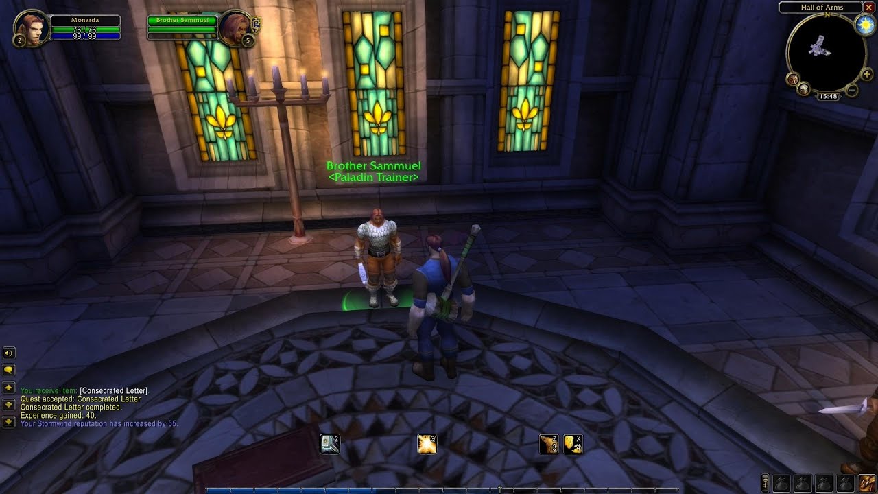 Paladin Quests: Consecrated Letter (WoW Classic) - YouTube