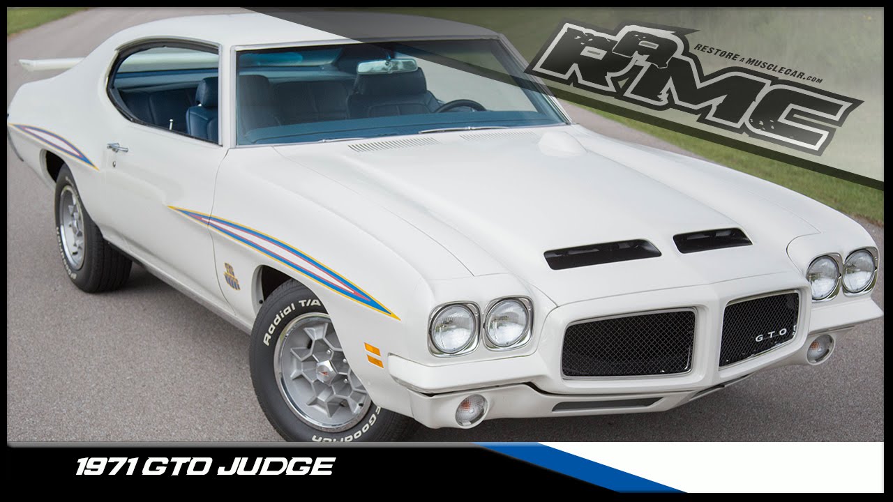 1971 GTO JUDGE [FOR SALE] - YouTube