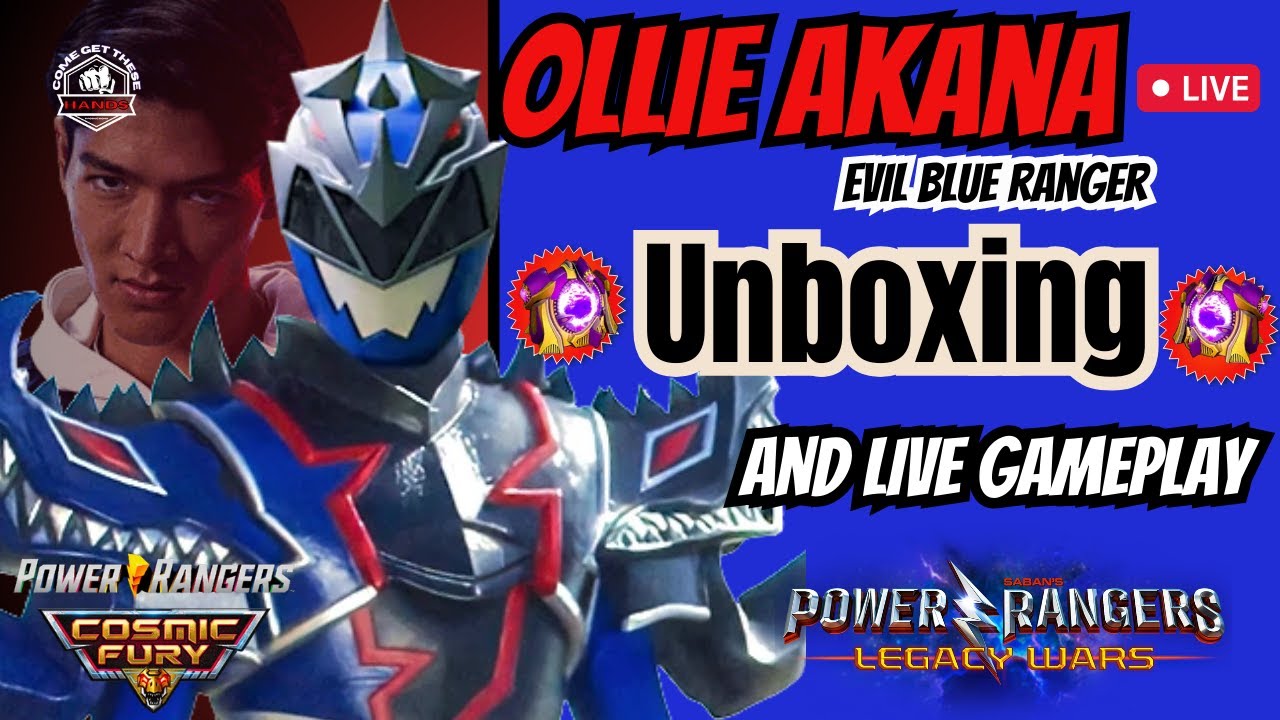 Power Rangers Legacy Wars ⚡️ | Cosmic Fury Blue Ranger Ollie Akana ...
