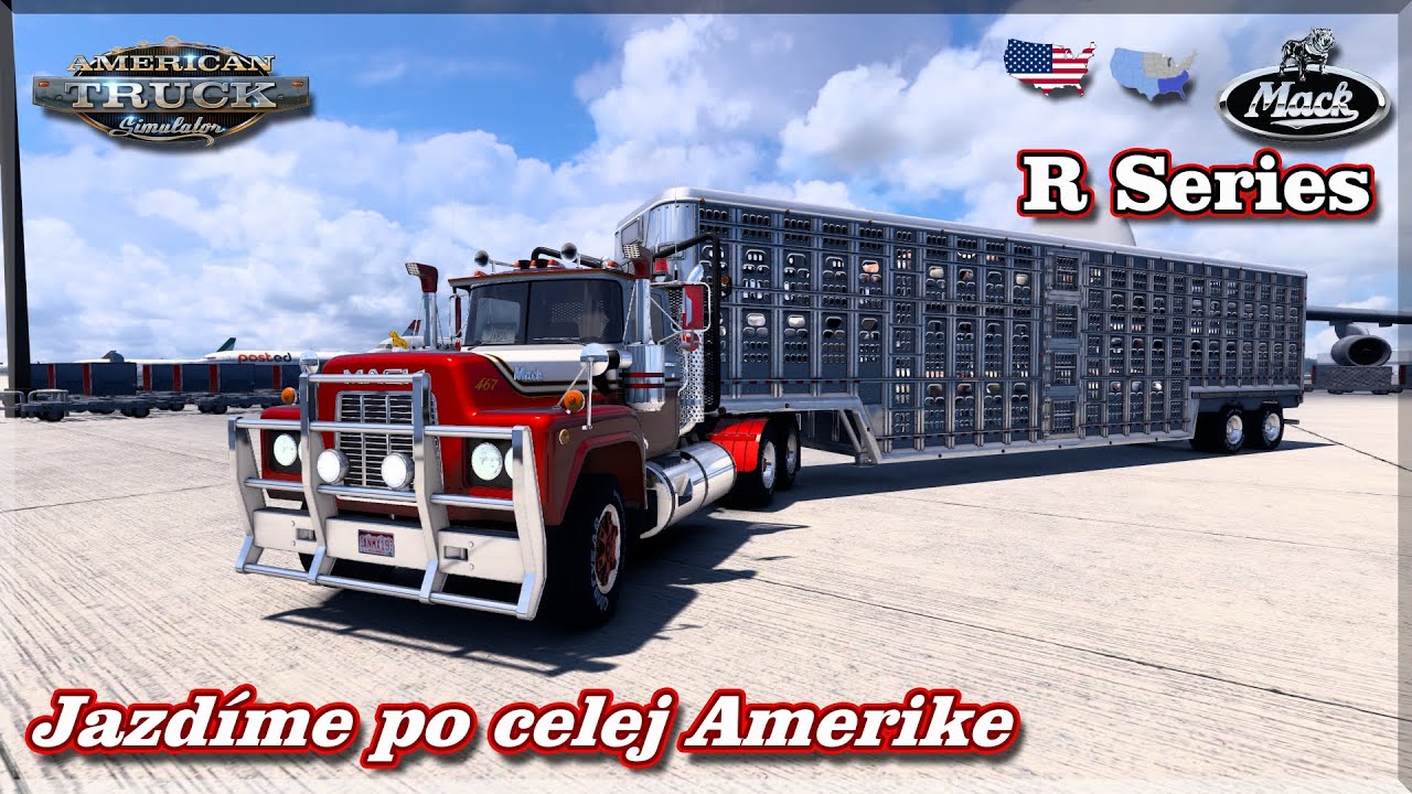 American truck simulator - Mack truks R series - YouTube
