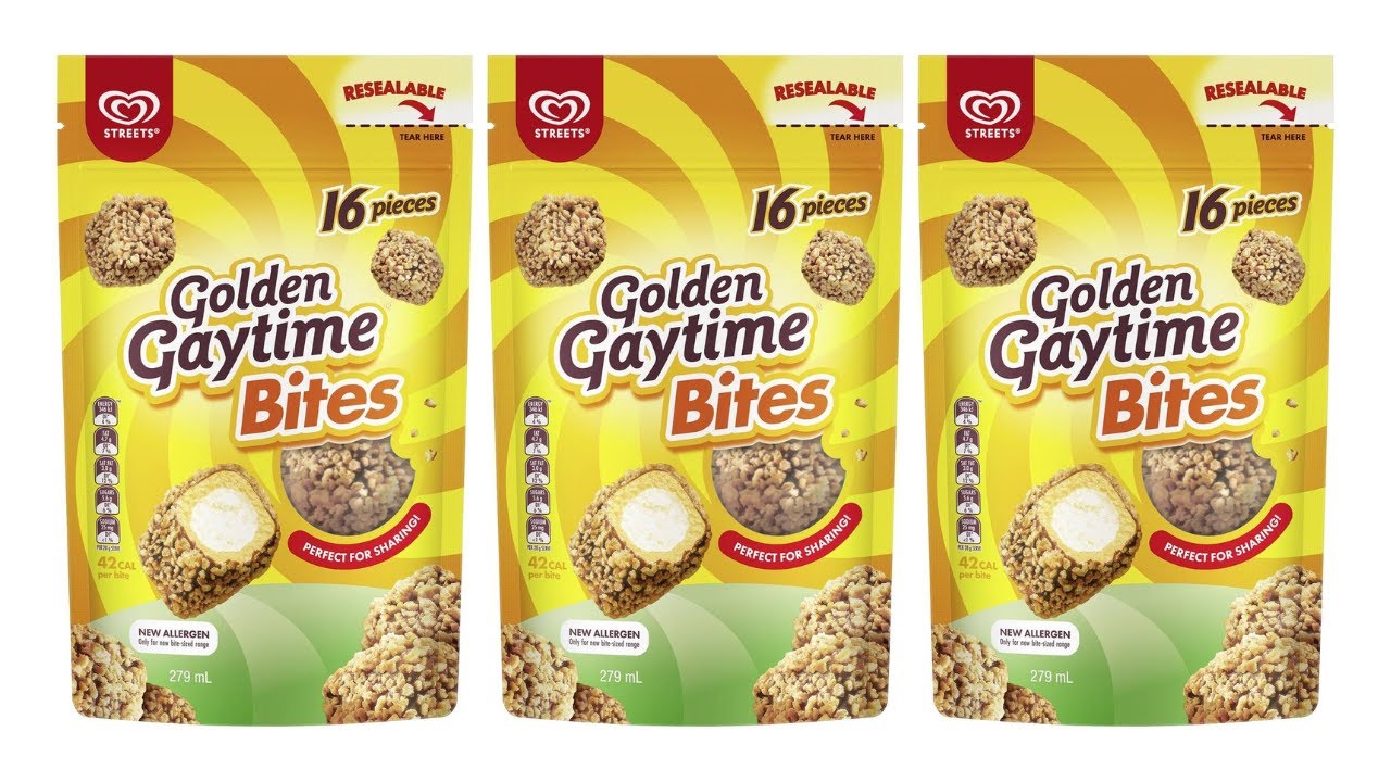 Checkout Basket Golden Gaytime Ice Cream Bites - YouTube