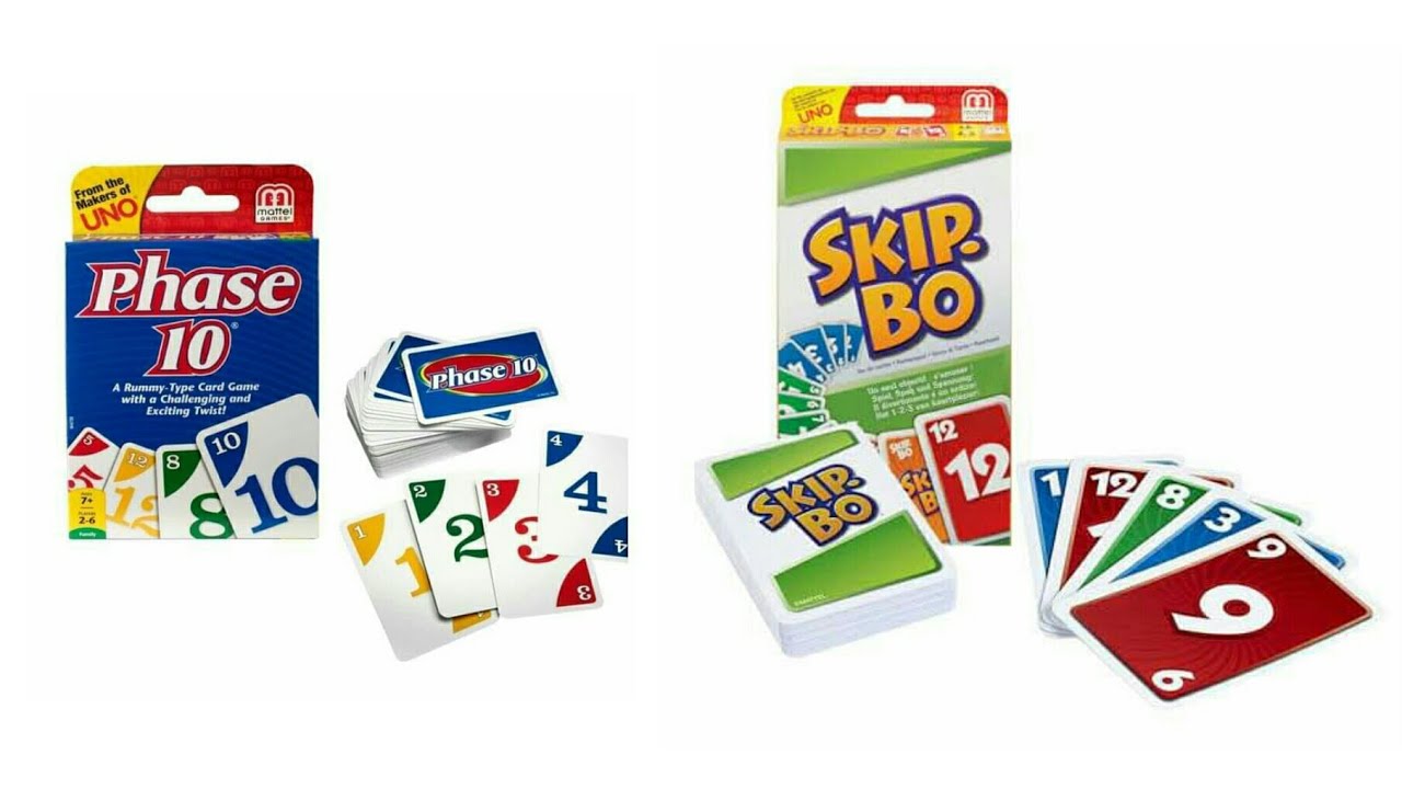 Phase 10 + Skip Bo - YouTube