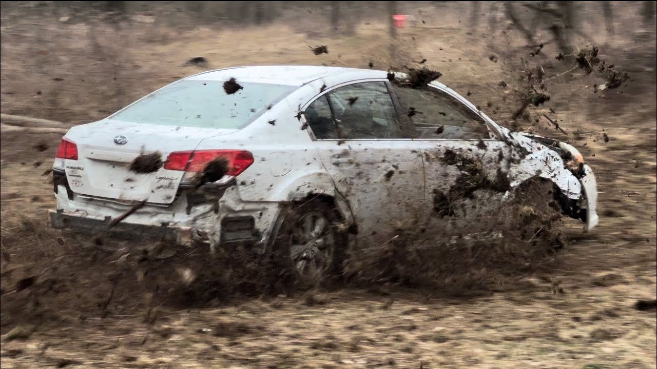Installing a backyard RACETRACK the fun way - YouTube