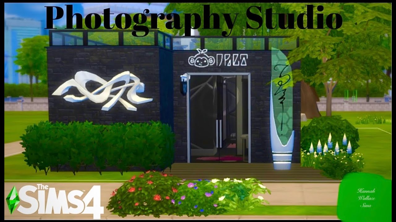 Building A Photography Studio In The Sims 4 (SPEED BUILD) - YouTube