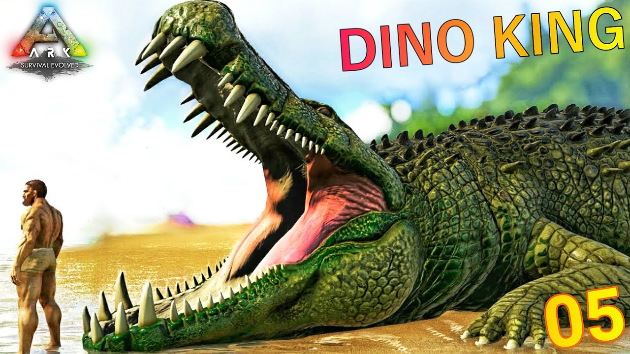 Scary Apex Predator Deinosuchus Taming OMG 🔥🔥🔥 : ARK Additions : ARK ...