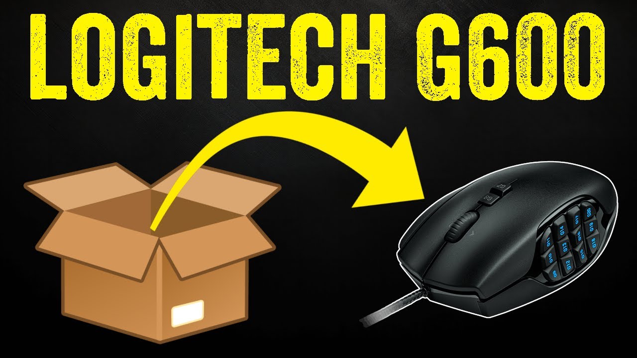 Logitech G600 MMO Mouse (Discontinued) Unboxing & Configuring - YouTube