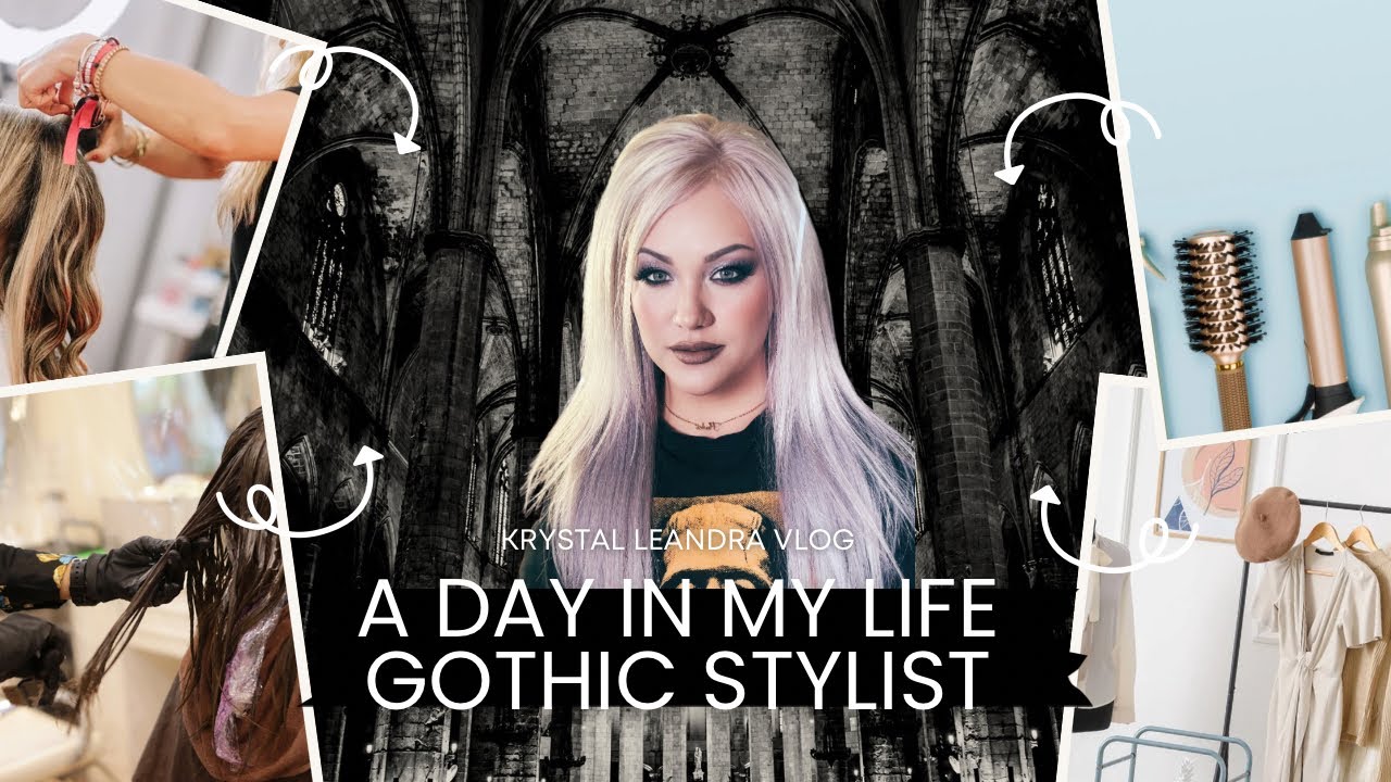 Goth Makeup Artist Vlog | Styling Chair Setup + Goth Fashion Haul ...