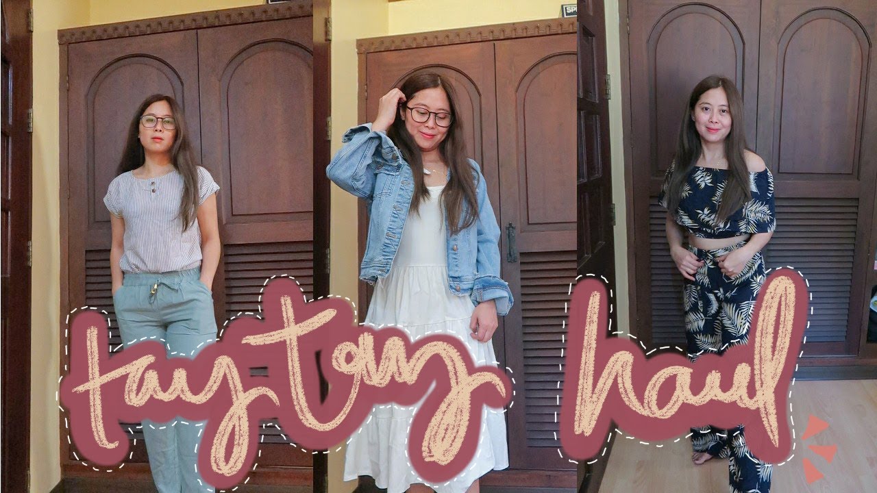 TAYTAY TIANGGE TRY-ON HAUL 2020! - YouTube