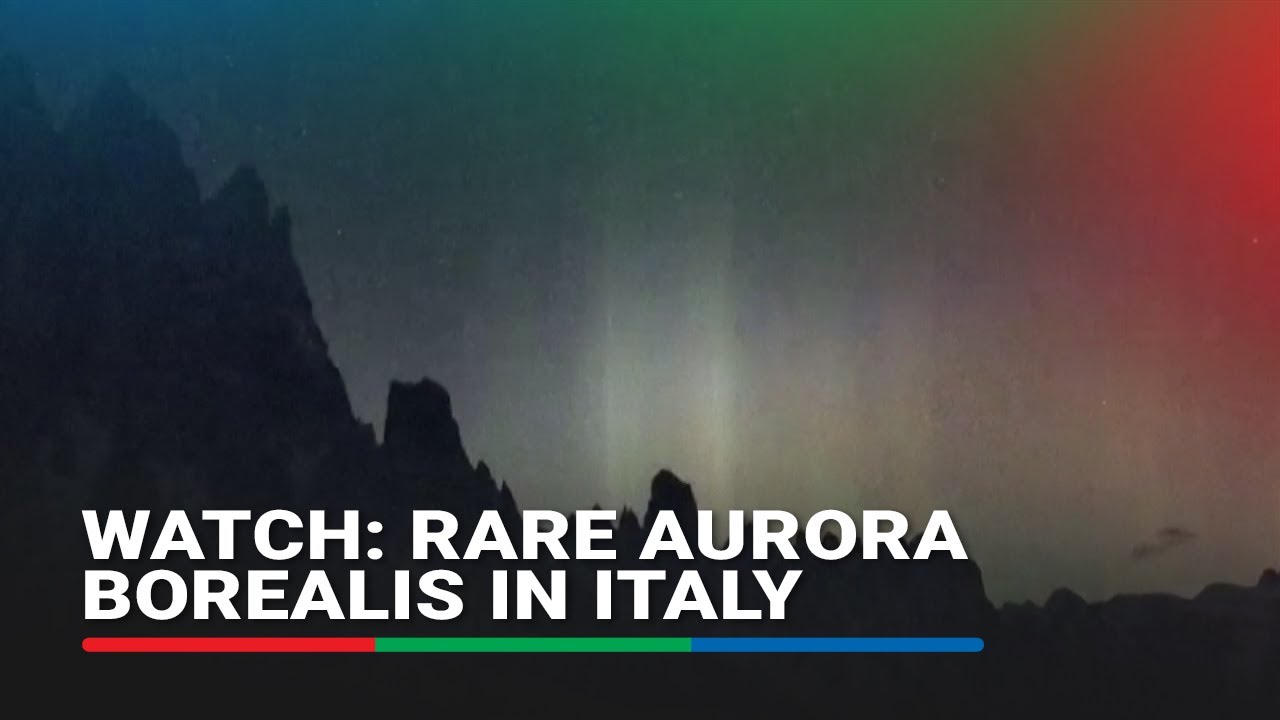 WATCH: Rare aurora borealis in Italy | ABS-CBN News - YouTube