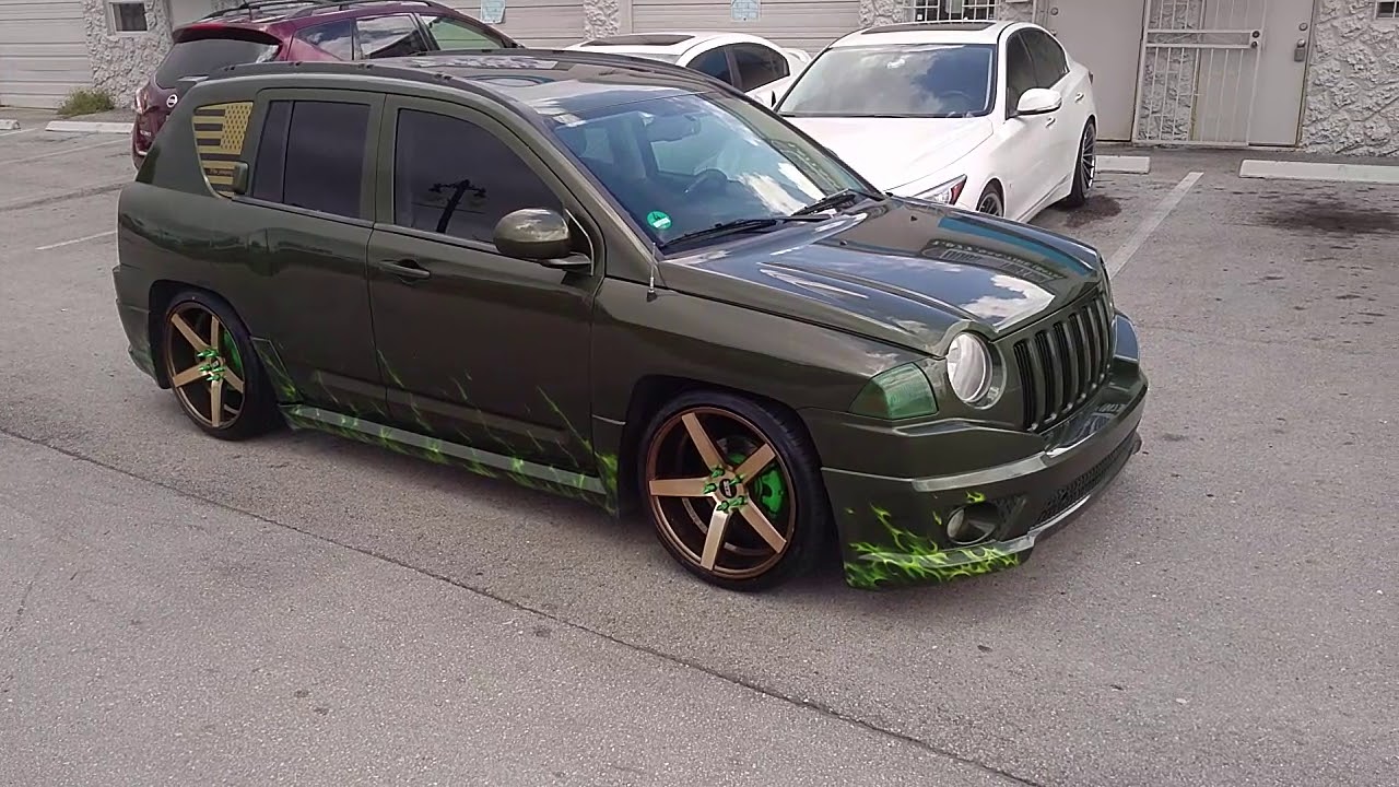 877-544-8473 20 Inch 20x10 Jeep Compass STR 607 Concave Gold Wheels ...