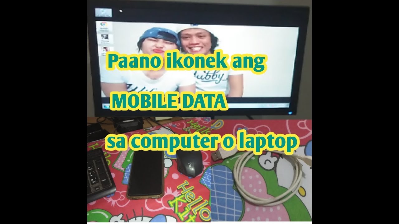 Paano ikonek ang mobile data sa laptop o computer | tagalog tutorial ...