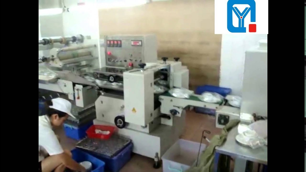 Automatic Disposable Dinnerware Packing Machines Dinner Set Flow Pack ...