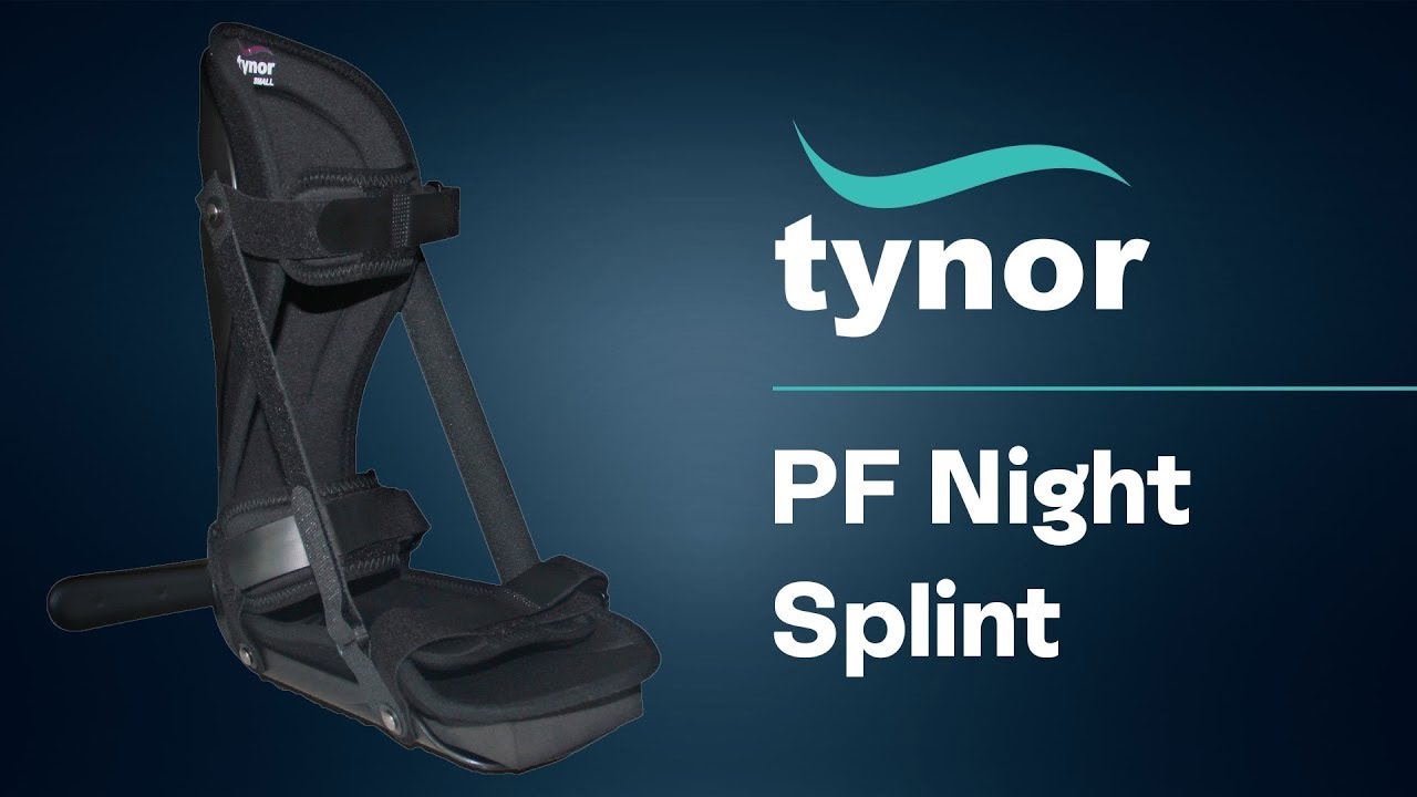 Tynor PF Night Splint - Perfect solution for healing and rehab - YouTube