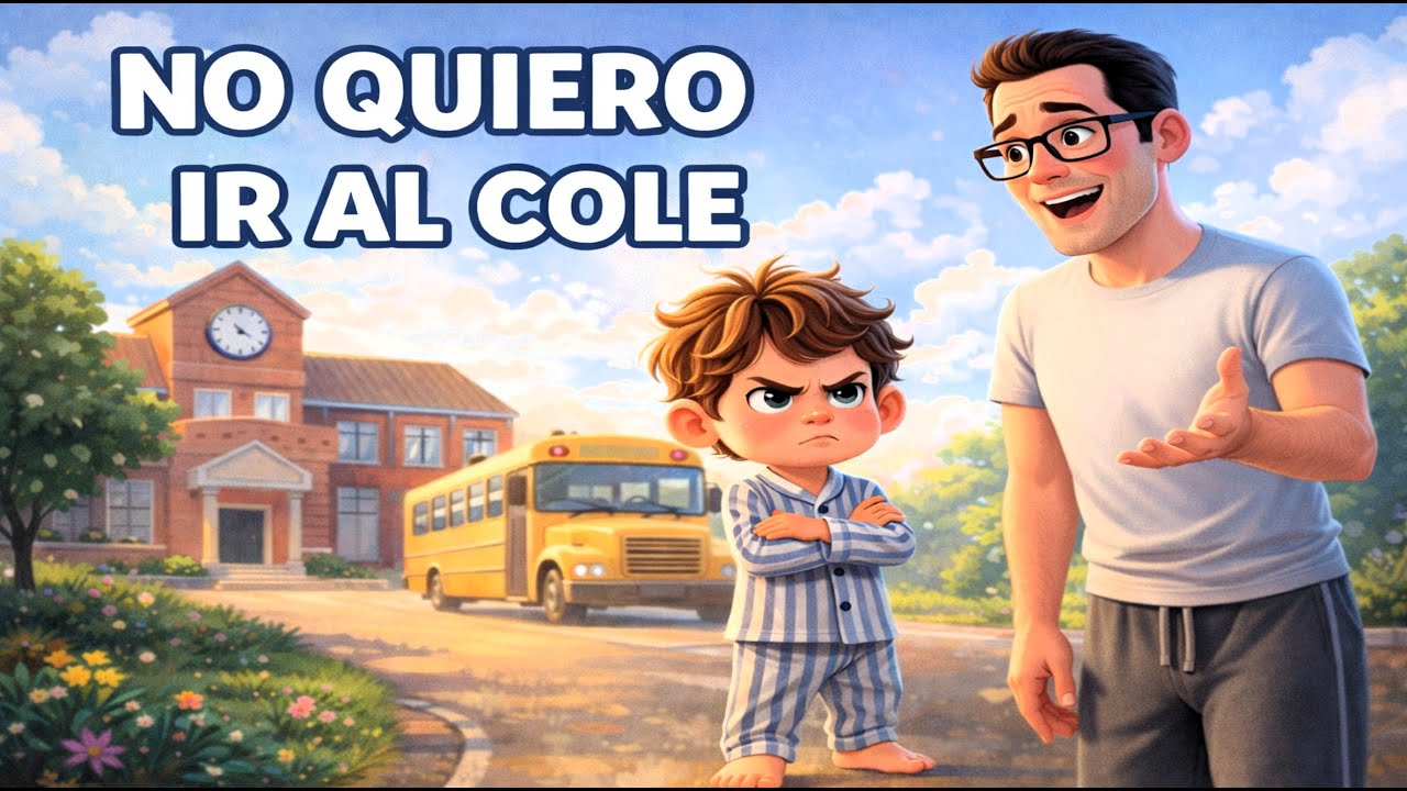 No quiero ir al cole - Cuento Ilustrado para Niños - YouTube