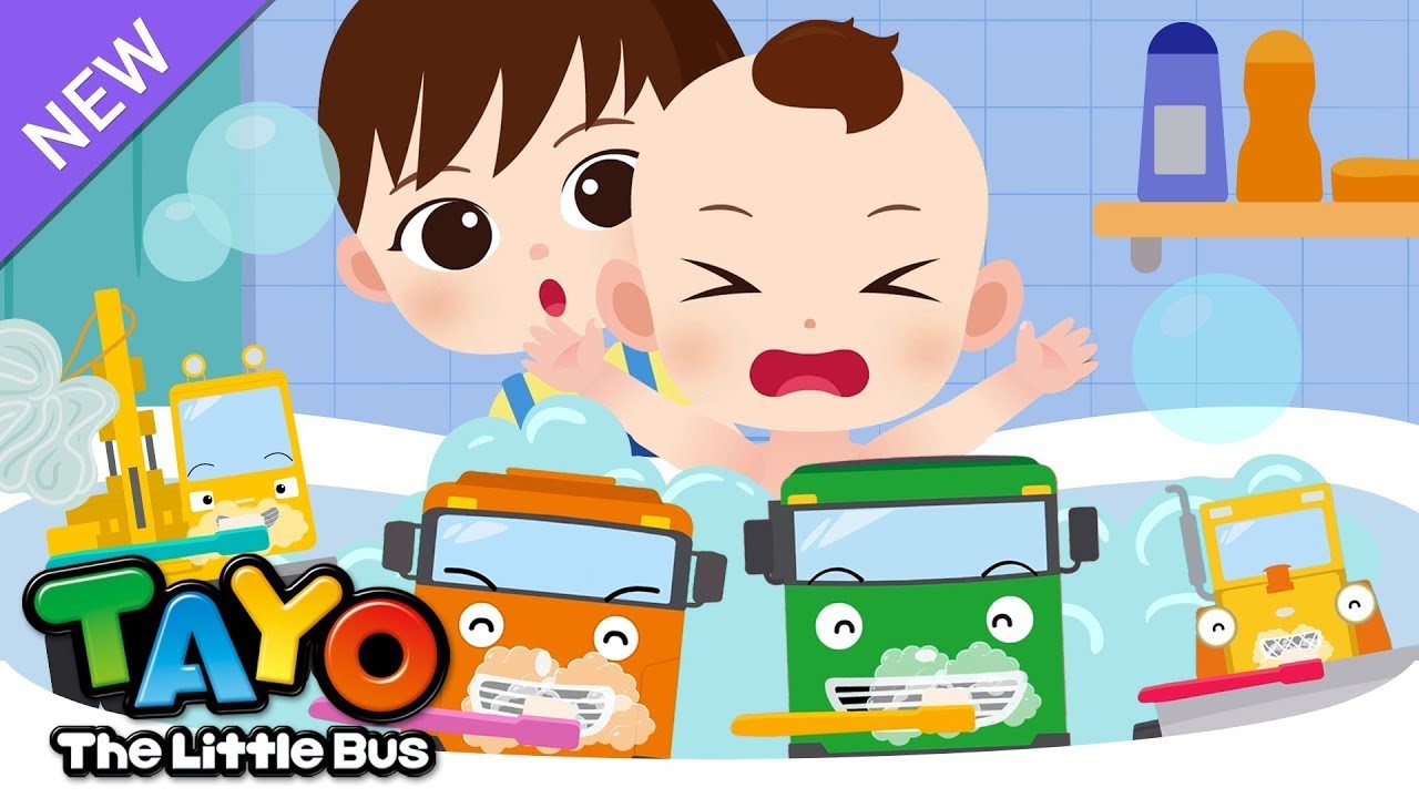 NEW No No Song 2 | Tayo Bathtime Song with Strong Heavy Vehicles | Tayo ...