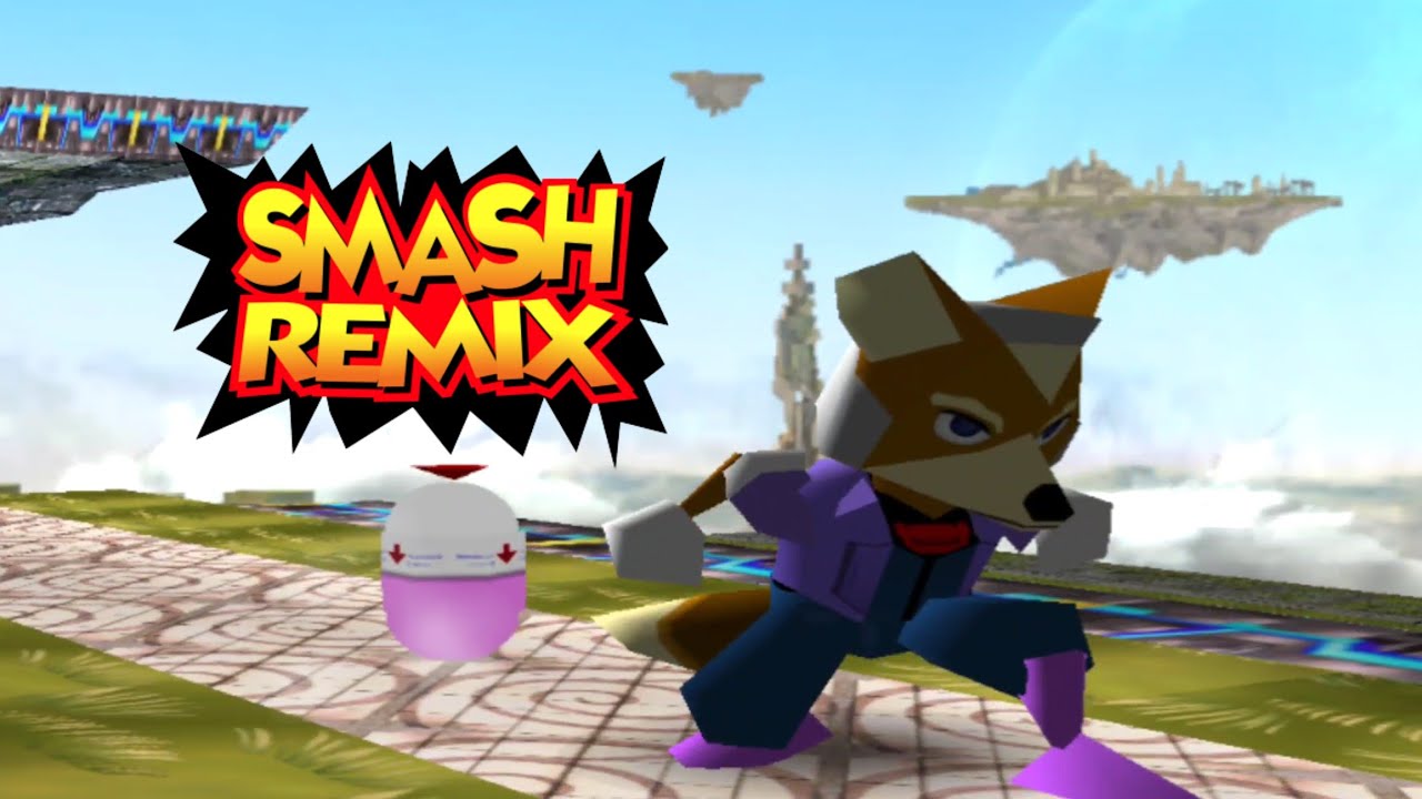 Super Smash Bros Remix HD Textures Remix 1P Mode Very Hard Fox McCloud ...