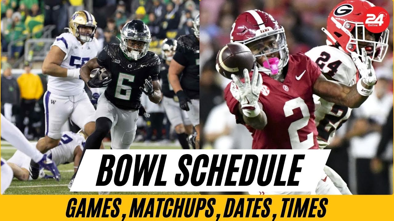 Complete 2024-2025 College Football Bowl Schedule: Games, Matchups ...