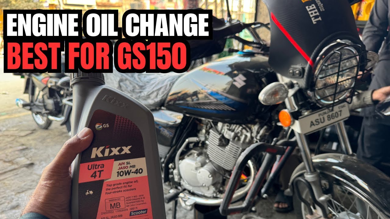 Best Engine Oil For Gs150 | Why Replace A Gs150 Original Oil - YouTube