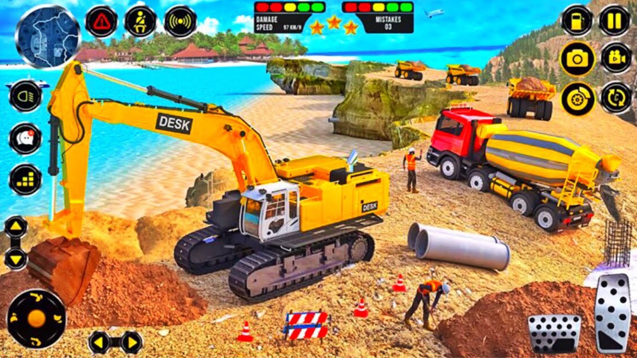 City Road Construction Games - City Construction Simulator - Android ...