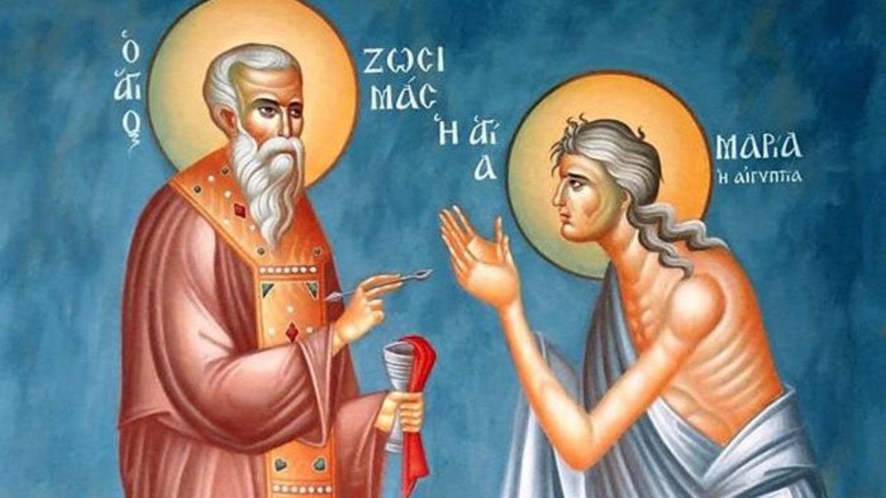 Κυριακή Ε’ των Νηστειών (Οσίας Μαρίας της Αιγυπτίας) - Θεία Λειτουργία ...