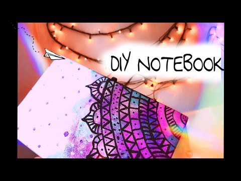 DIY MANDALA NOTEBOOK/ KENDİN YAP DEFTER