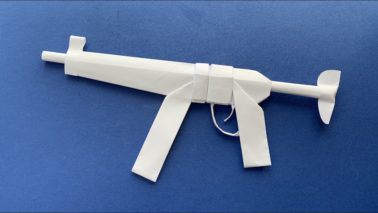 How to Make a Paper Gun MP5 | How to Make an MP5 Gun with Paper - YouTube