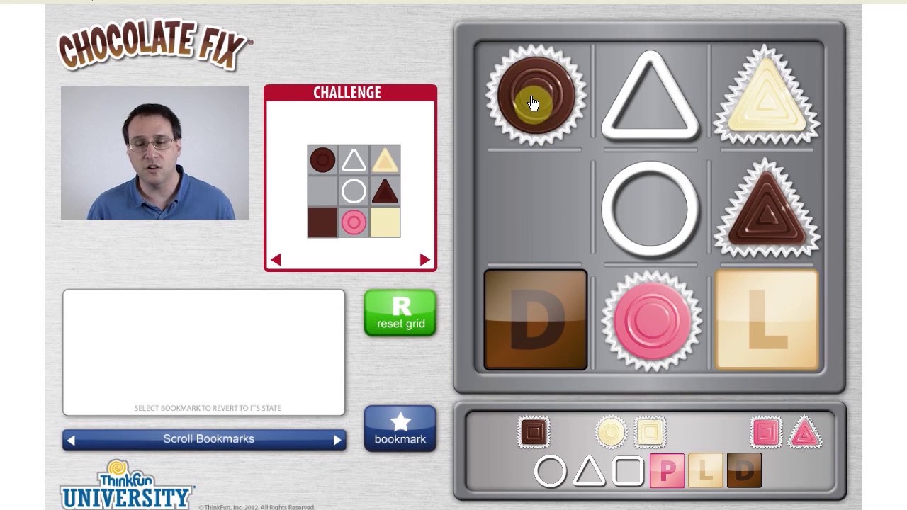 Introduction to Chocolate Fix 201 - ThinkFun University c.2012 - YouTube