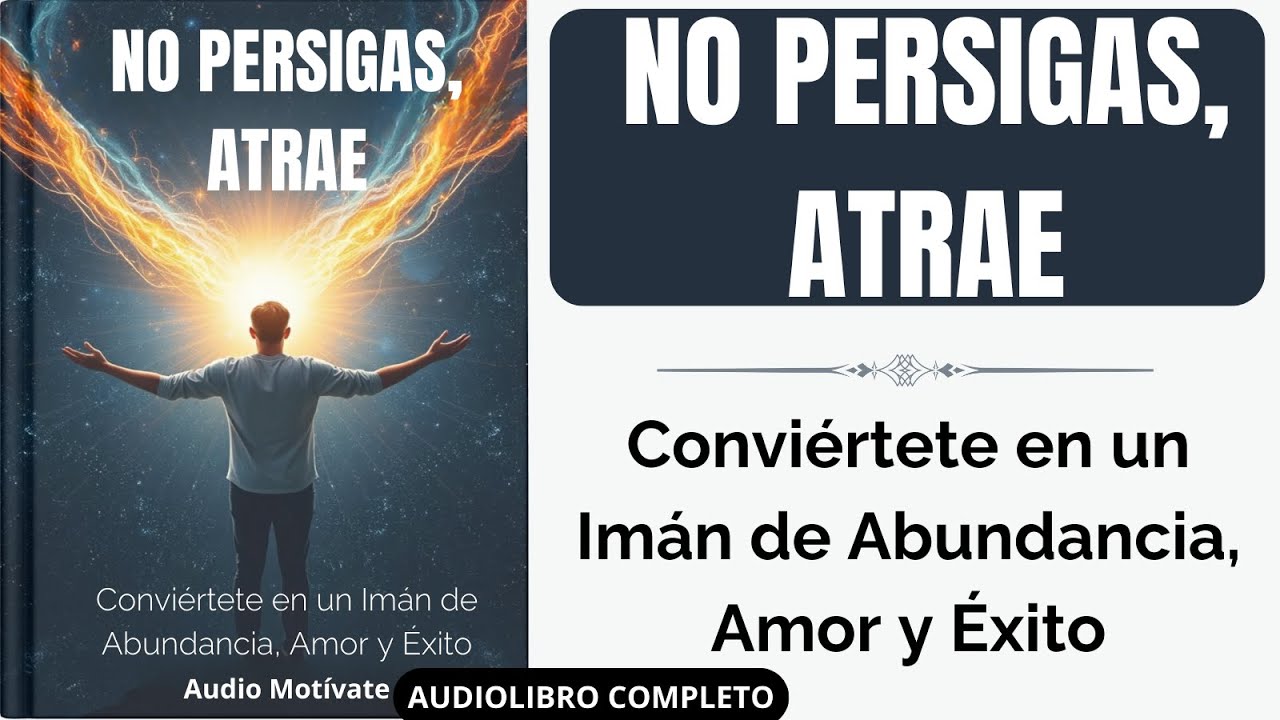 No Persigas, solo ATRAE -Cómo Convertirte en un Imán de Abundancia, Amor y Éxito Audiolibro ...